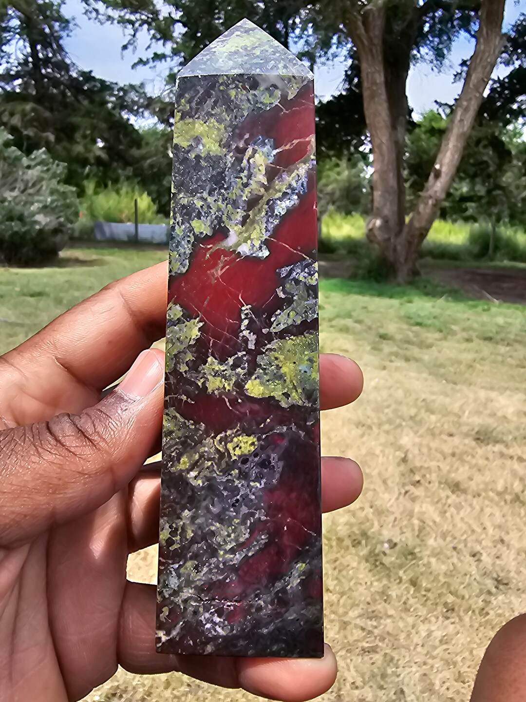 Dragons Bloodstone Tower two Small Scratches on Edge - Etsy