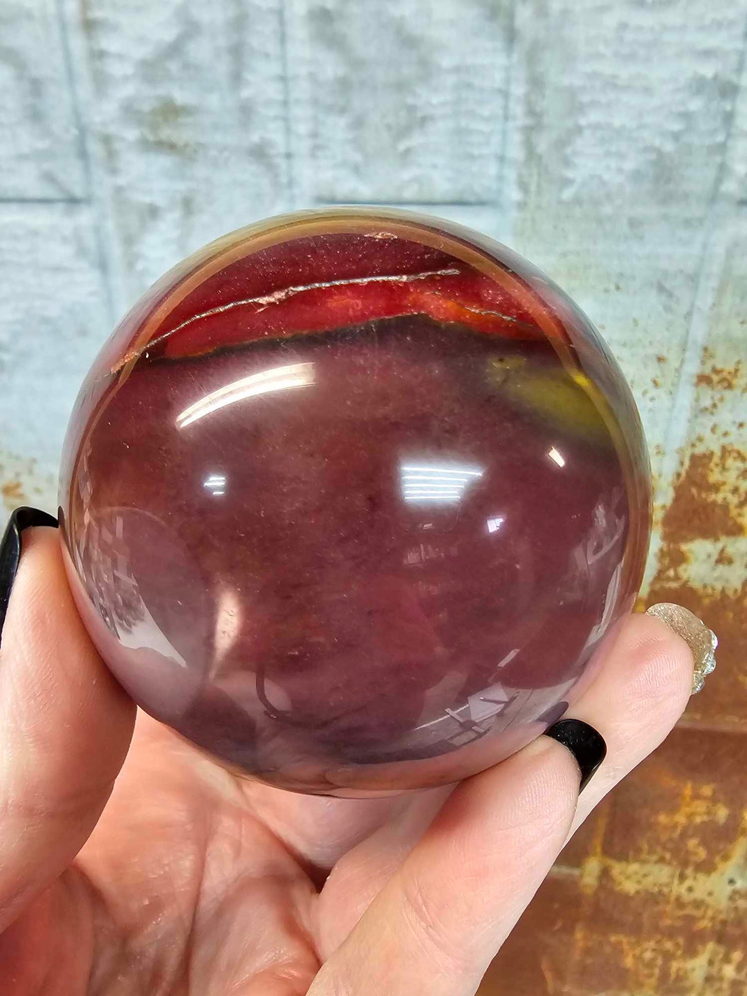 Mookaite Sphere - Etsy