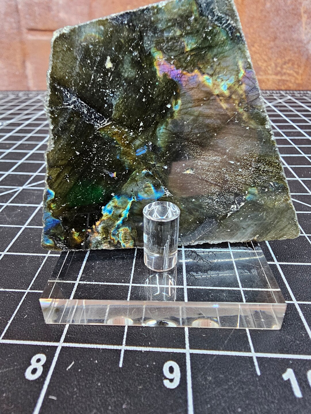 Spectrolite Slab and Stand - Etsy