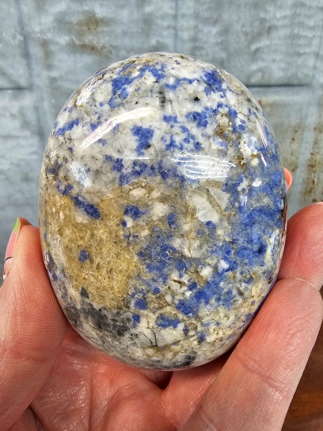 Huge Cancrinite Palm Stone - Etsy