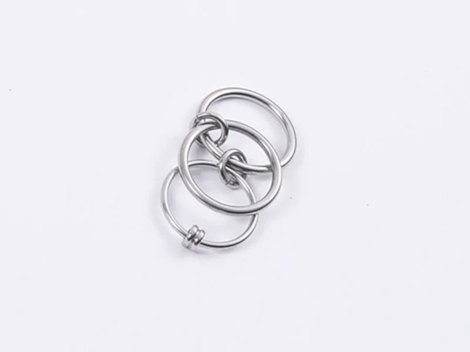 Multiple Layers Strand Loop Index Finger Rings for Women Chic Statement ...