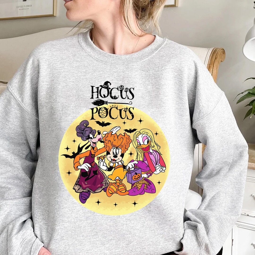 Hocus Pocus Halloween Witches Hoodie Mouse and Friends Tee - Etsy