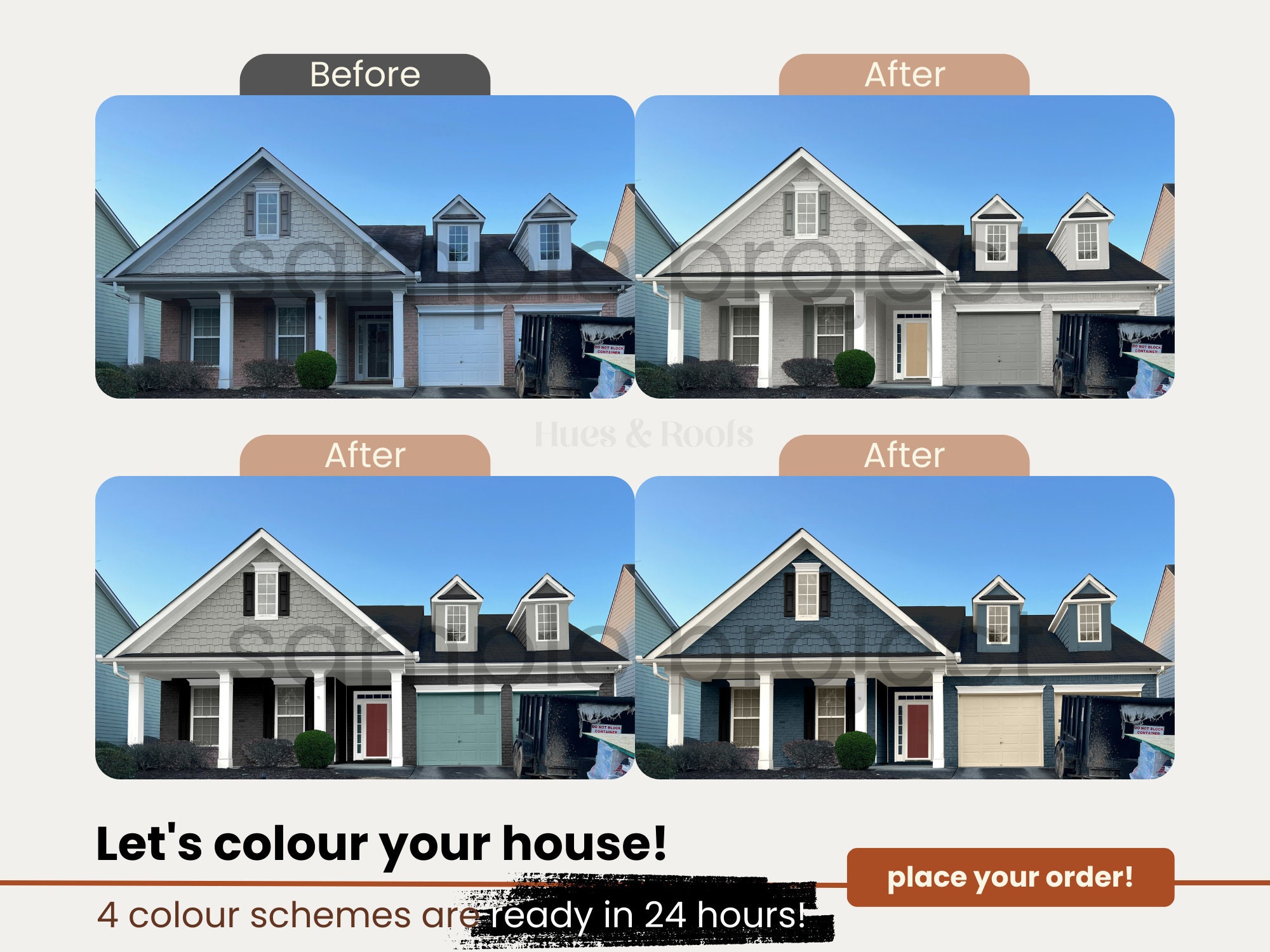 Home Exterior Color Change, Exterior Color Schemes, Custom Exterior ...