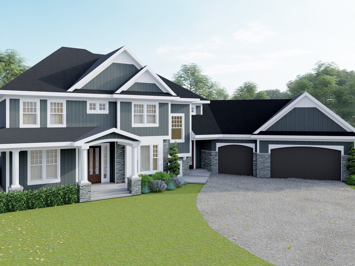 Professional Exterior E-design Services, Exterior 3D Visualization, 3D ...
