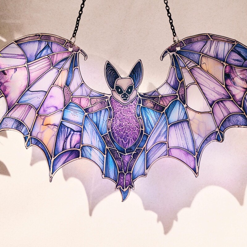 Bat Suncatcher - Etsy