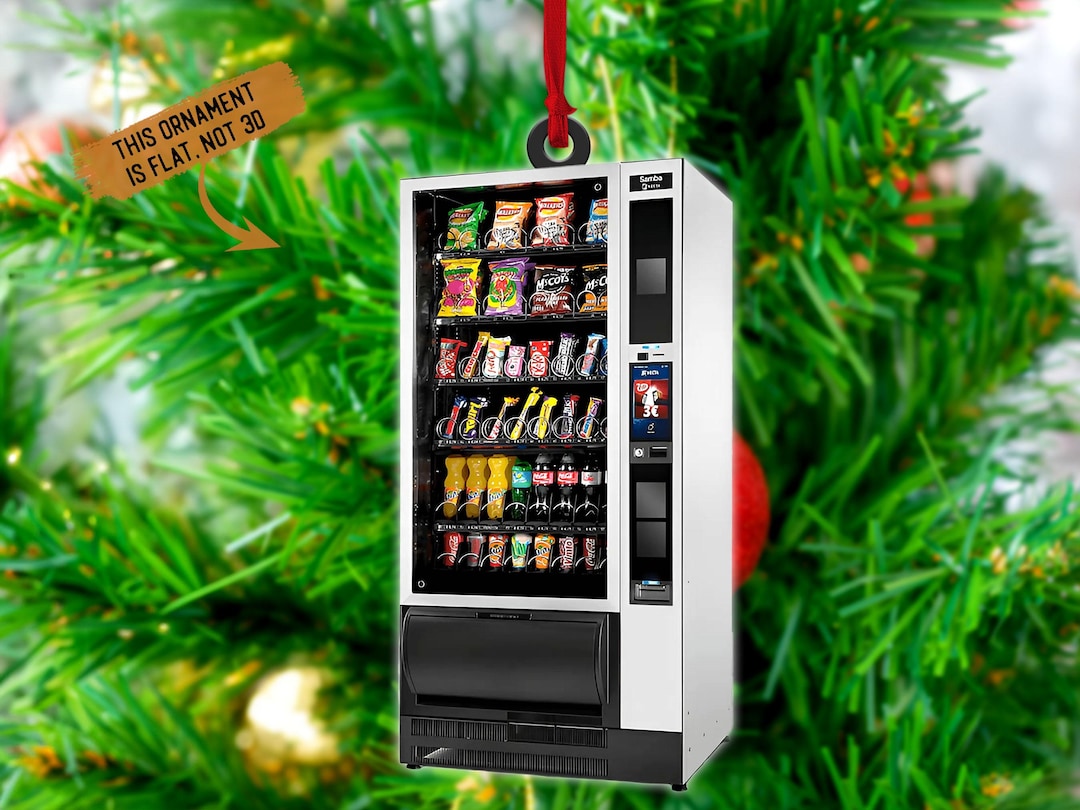 Personalized Vending Machine Christmas Ornament, Funny Vending Machine ...