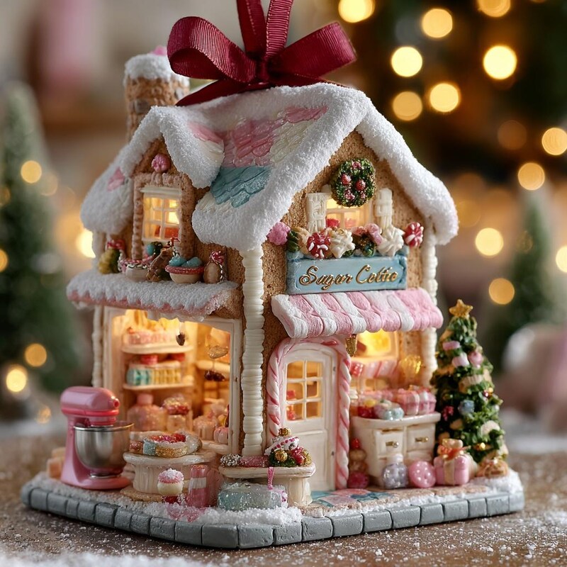 Gingerbread House Template 2d - Etsy
