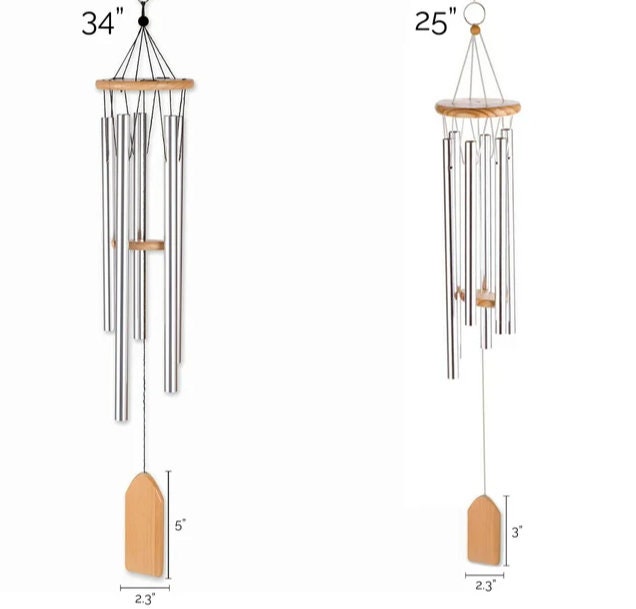 Grandma Nana Wind Chimes, Custom Family Birth Florals Wind Chime ...