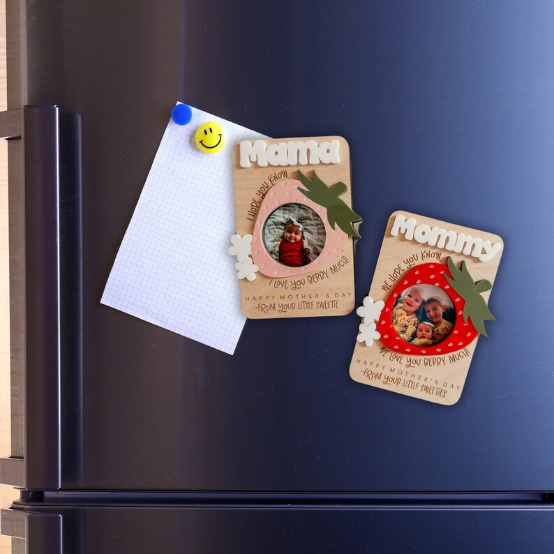 Personalized Photo Magnet, Fridge Photo Magnet, Mother's Day Magnet ...