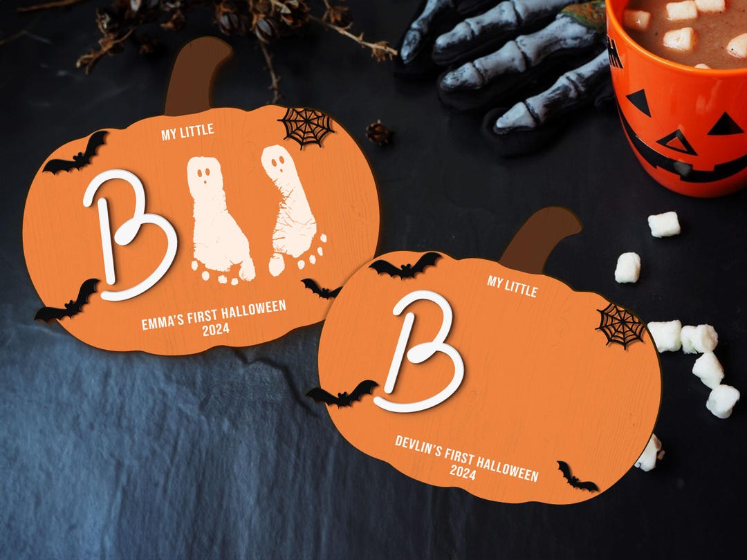 Our Little Pumpkin Craft Sign, DIY Baby Bum Keepsake From Newborn, Fall ...