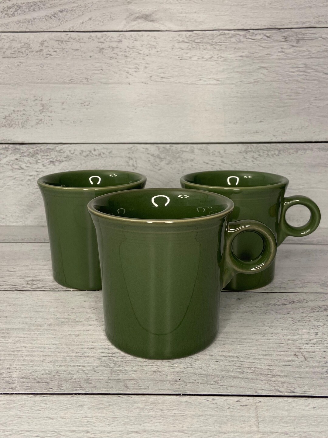 Fiesta Classic Avocado Green Mug Set - Etsy