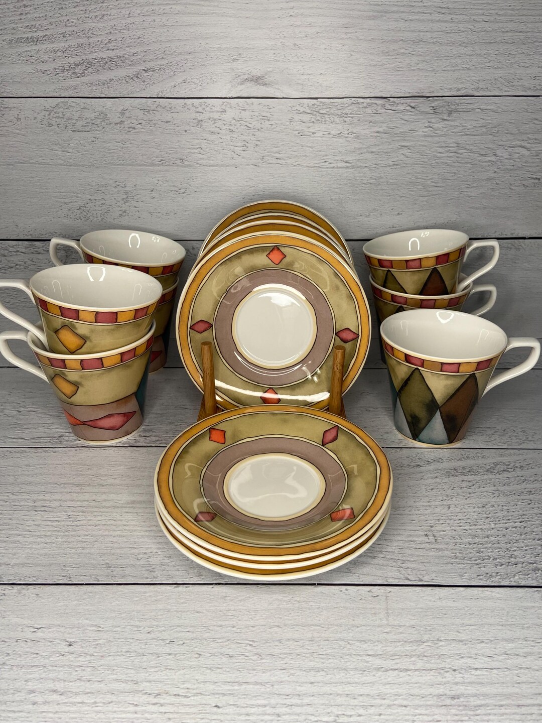 Palazzo by Sasaki Saucer and Plates - Etsy