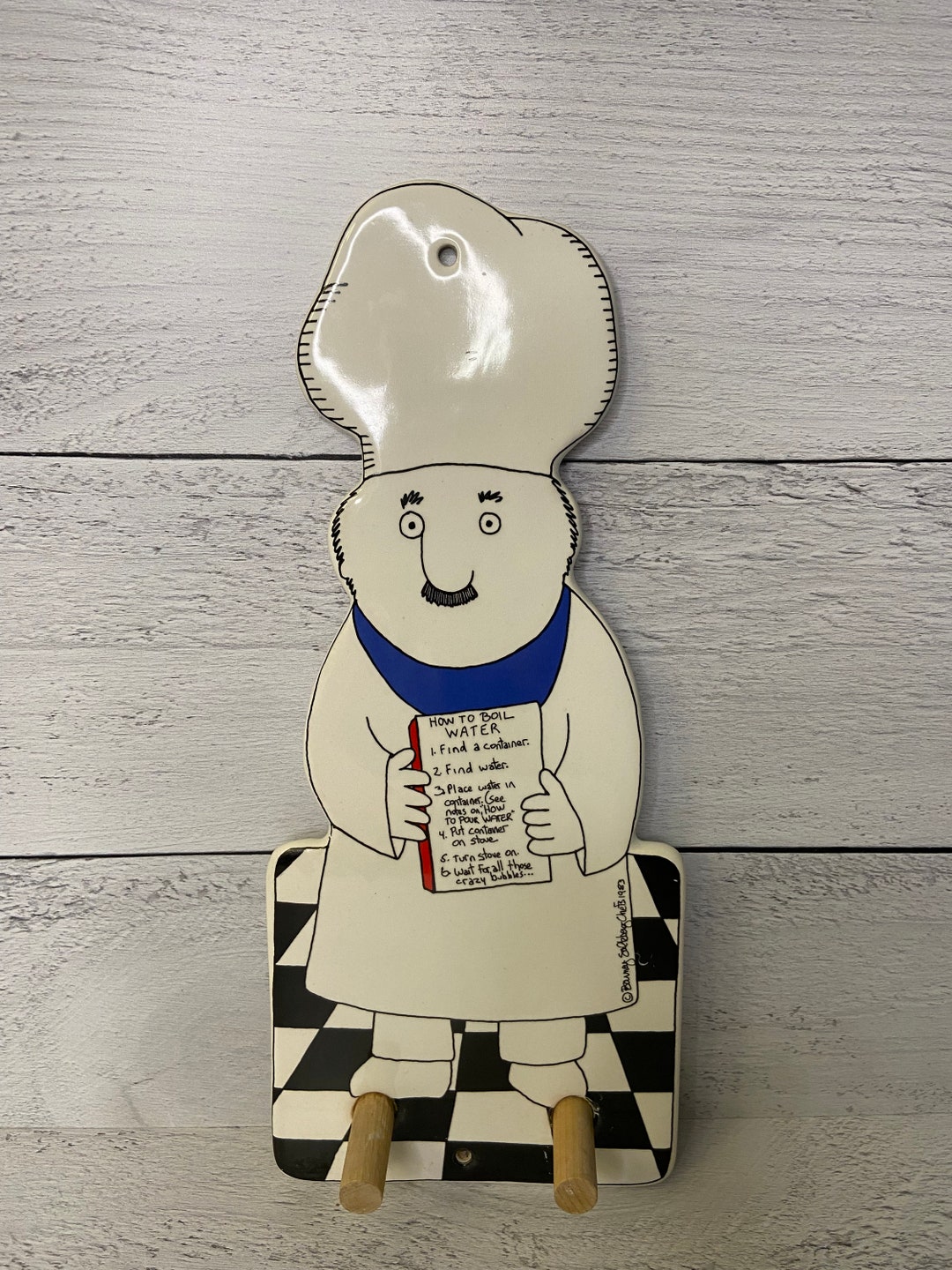 Vintage Funny Kitchen Chef Sign - Etsy