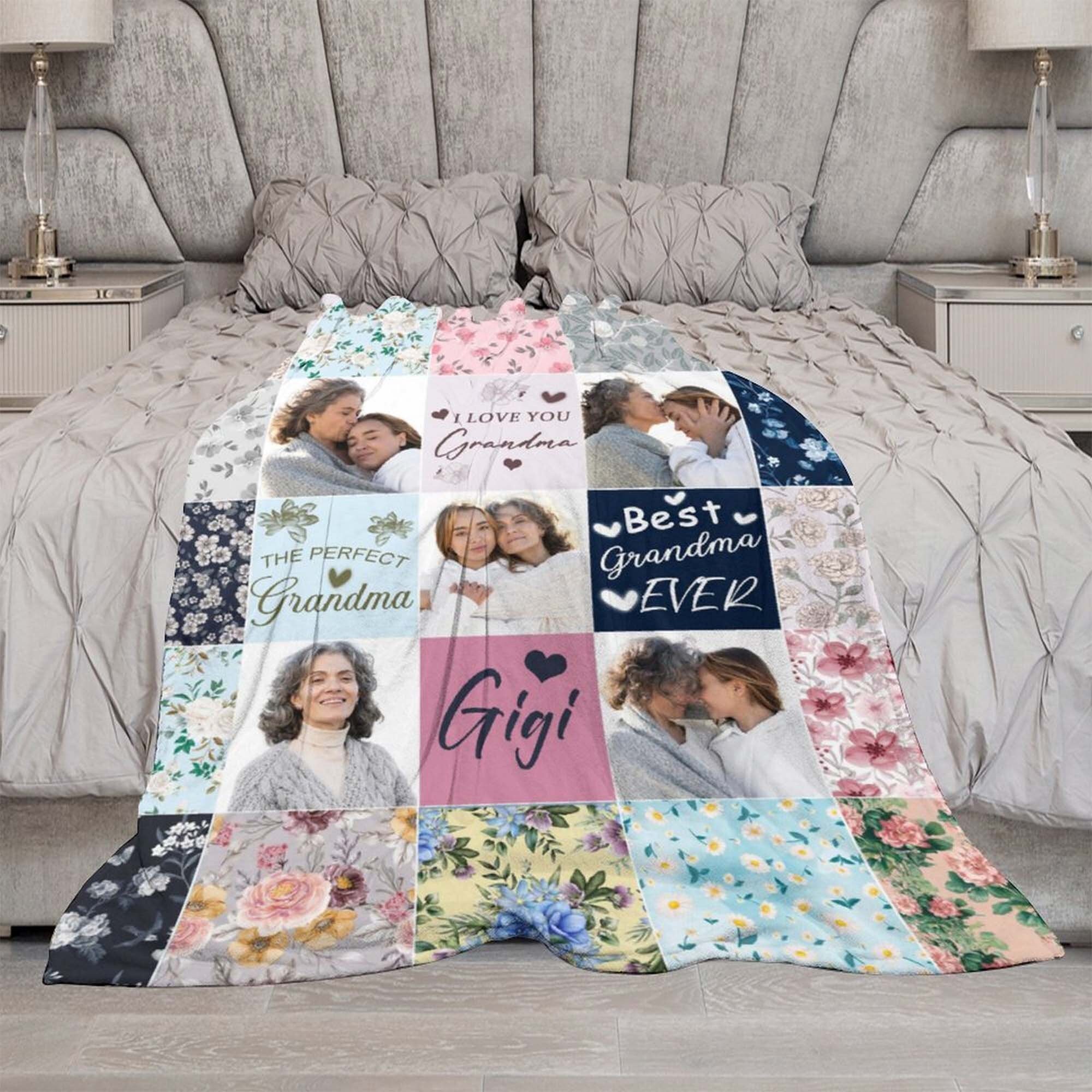 Custom Photo Blanket,custom Blanket,photo Blanket, Memorial Gift,custom ...