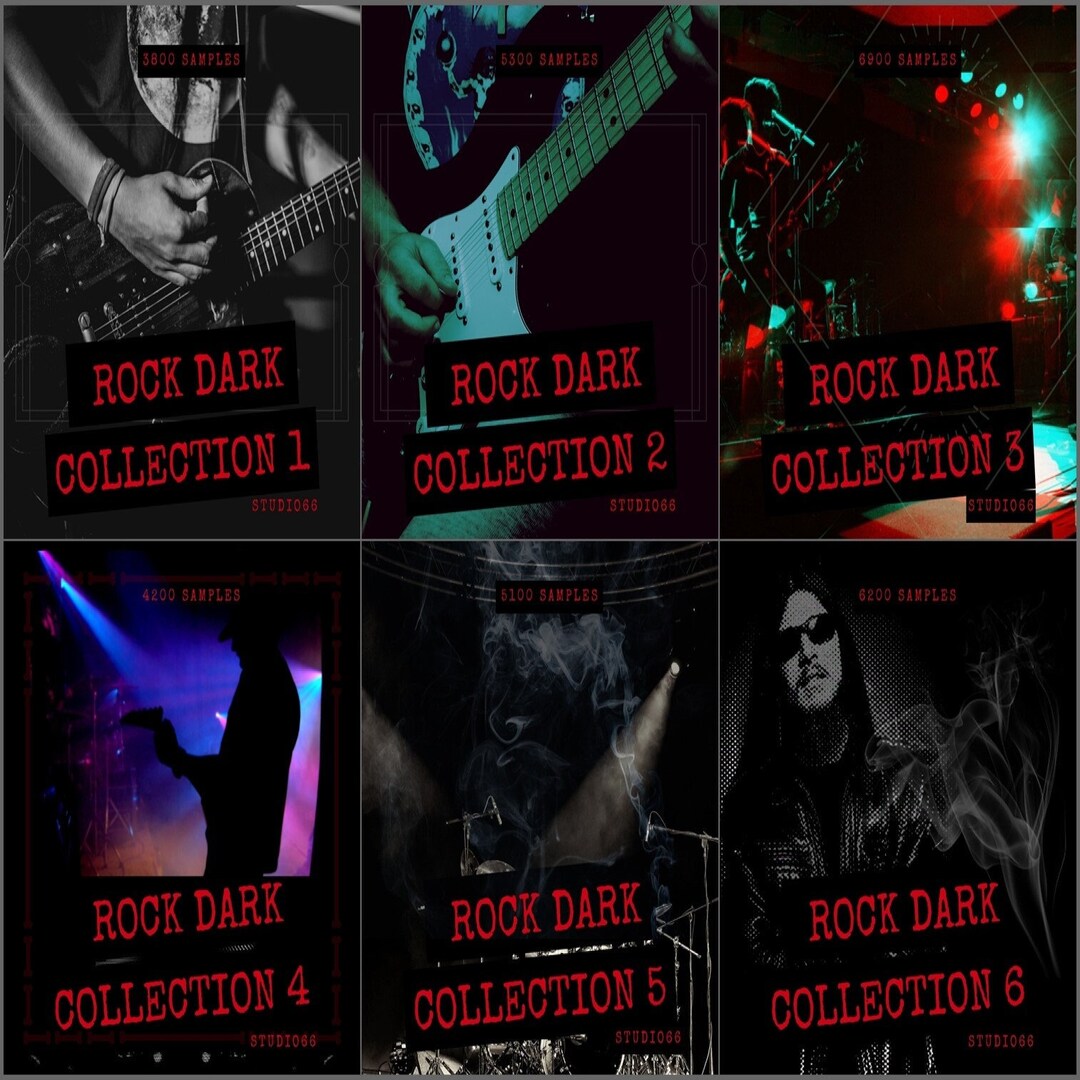 Rock 1-6 Bundle Collection With Studio Samples and Rock Loops / 43GB ...