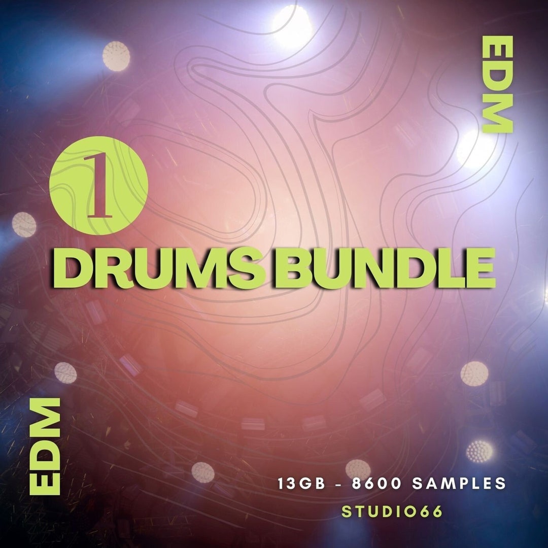 EDM Drums Full Bundle Part 1 With Studio Samples and Loops / 13GB WAV ...