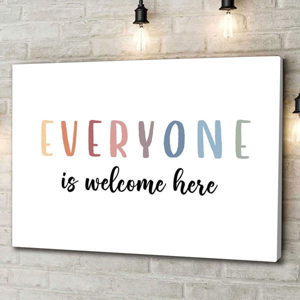 Everyone is Welcome - Etsy