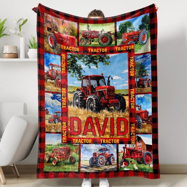 Tractor Blanket - Etsy
