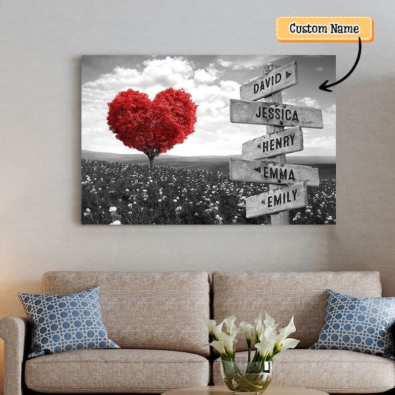 Personalized Canvas - Etsy