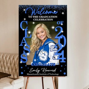 Class of 2024 Graduation Party Welcome Poster , Custom Photo Grad Party ...