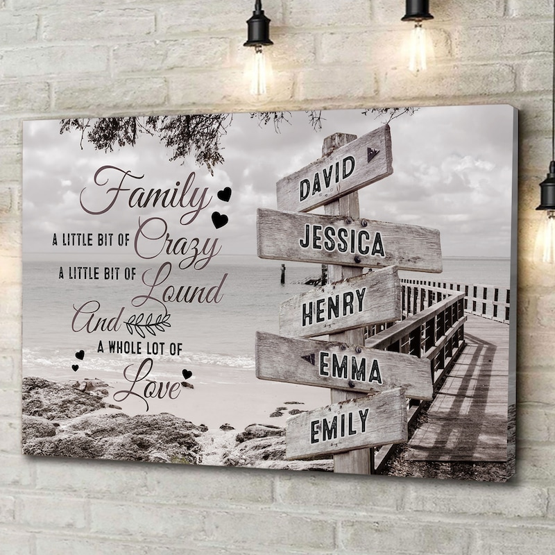 Family Name Art - Etsy