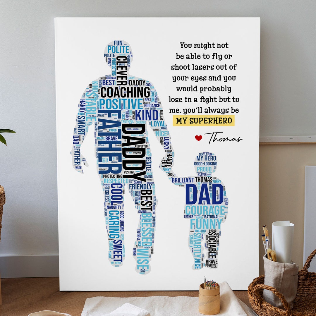 Father Gift, You'll Always Be My Superhero, Father Birthday Gift From ...