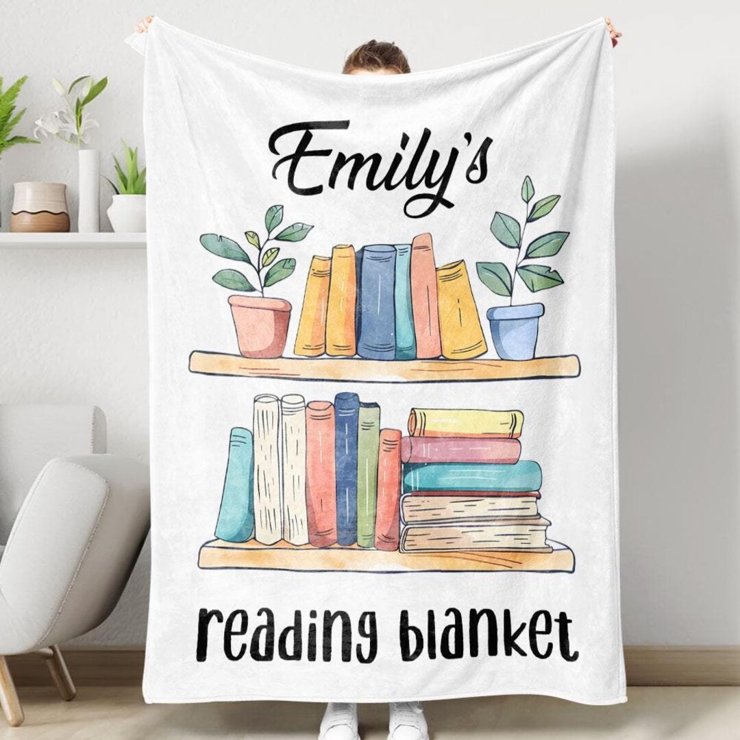 This is My Book Reading Blanket, Bookworm Blanket, Reading Nook ...
