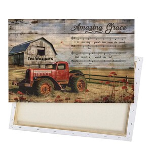 Amazing Grace Canvas Poster, Faith Gift, Christian Gift, Religion Gift ...