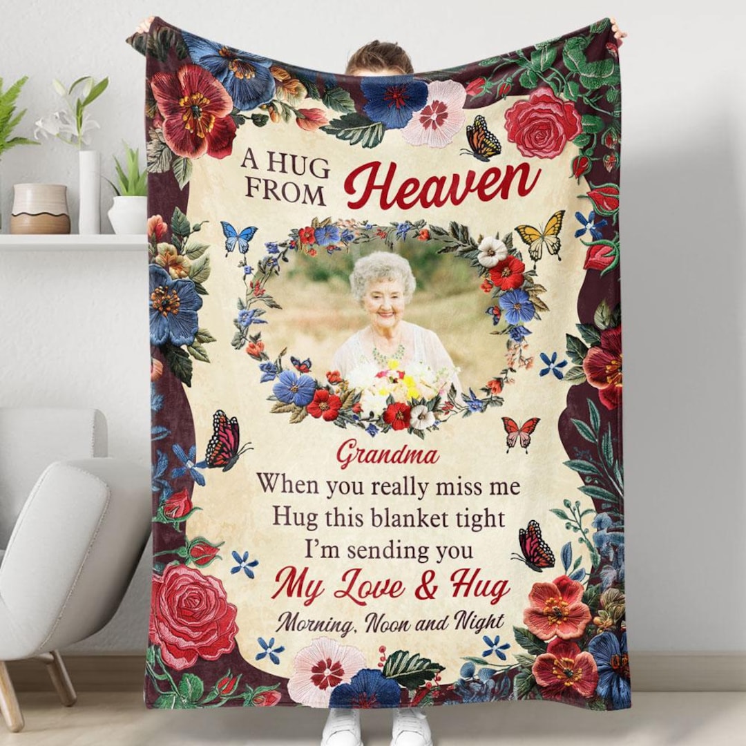 A Hug From Heaven When You Really Miss Me Hug This Blanket, Sending ...