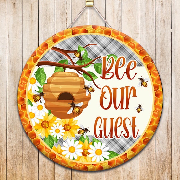 Be Our Guest Door Hanger - Etsy
