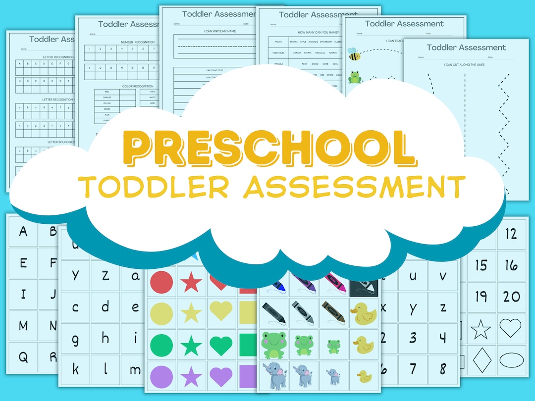 Toddler Assessment - Etsy