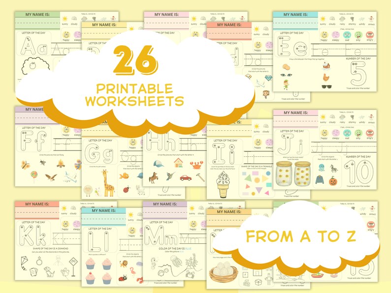 Preschool Worksheets Morning Worksheets Circle Time Activities ...