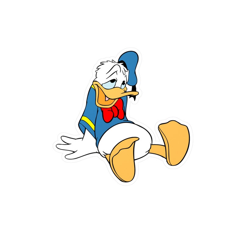 Donald Duck in the Slumps Stickers - Etsy