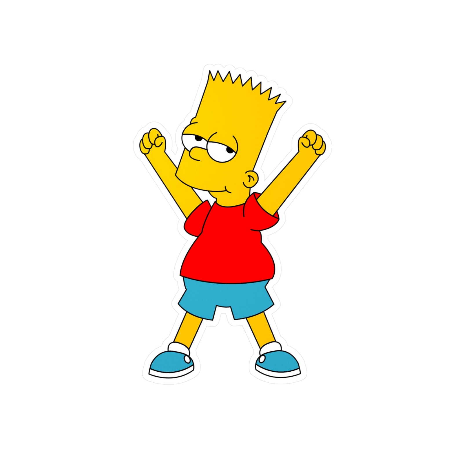 Bart Simpson From the Simpsons Stickers - Etsy