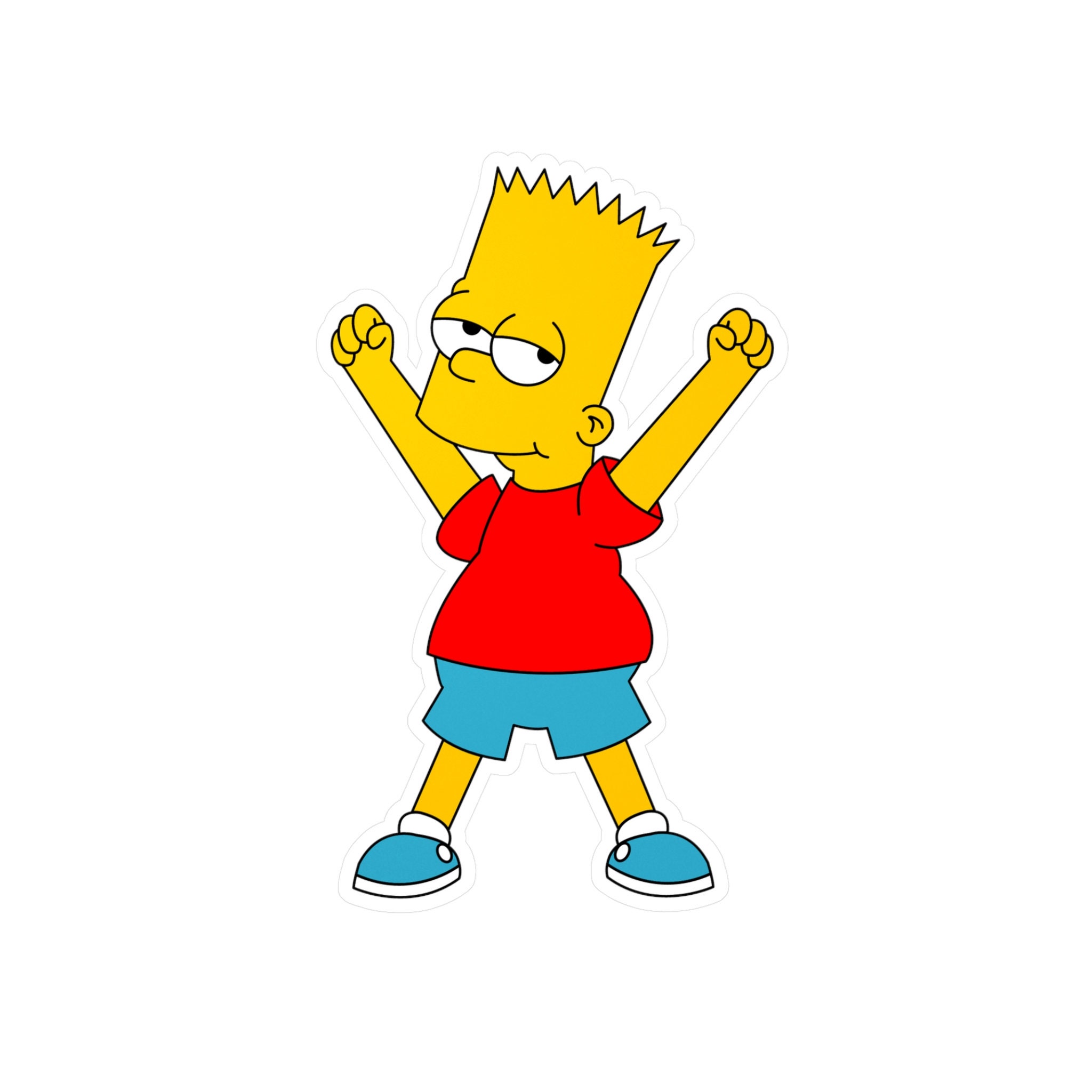 Bart Simpson From the Simpsons Stickers - Etsy