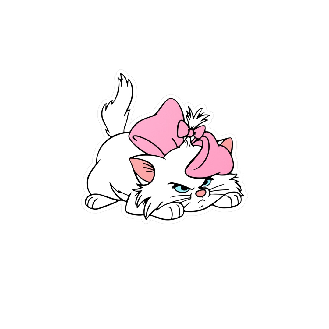 Marie Kitty Cat Kiss-cut Vinyl Decals - Etsy