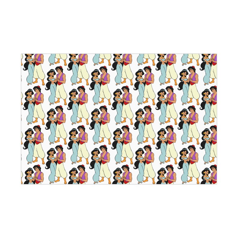 Princess Jasmine and Aladin Gift Wrapping Papers - Etsy