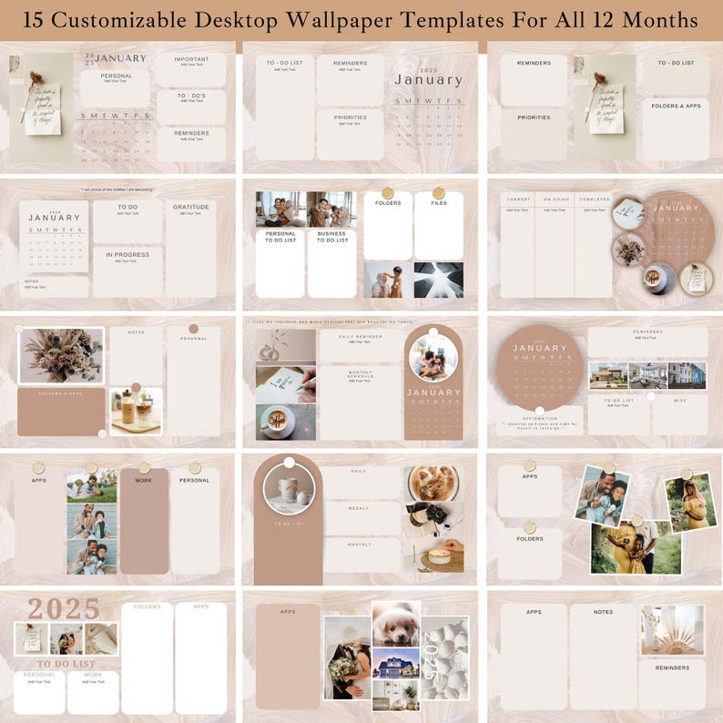 2026 Desktop Organizer Wallpaper Calendar Background Computer Setup ...