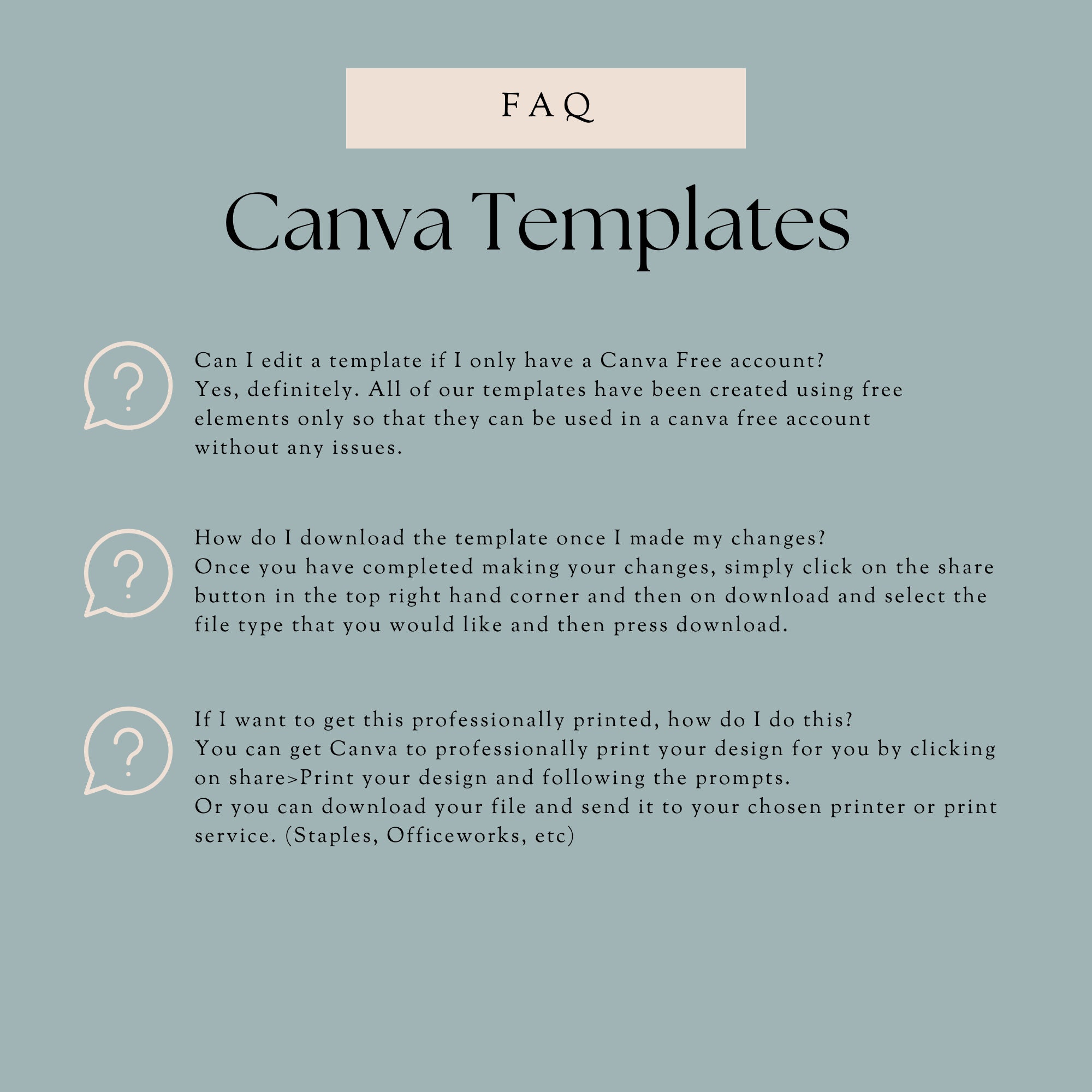 Canva Template Customization for Canva Personalization Add on Service Custom Template Design ...