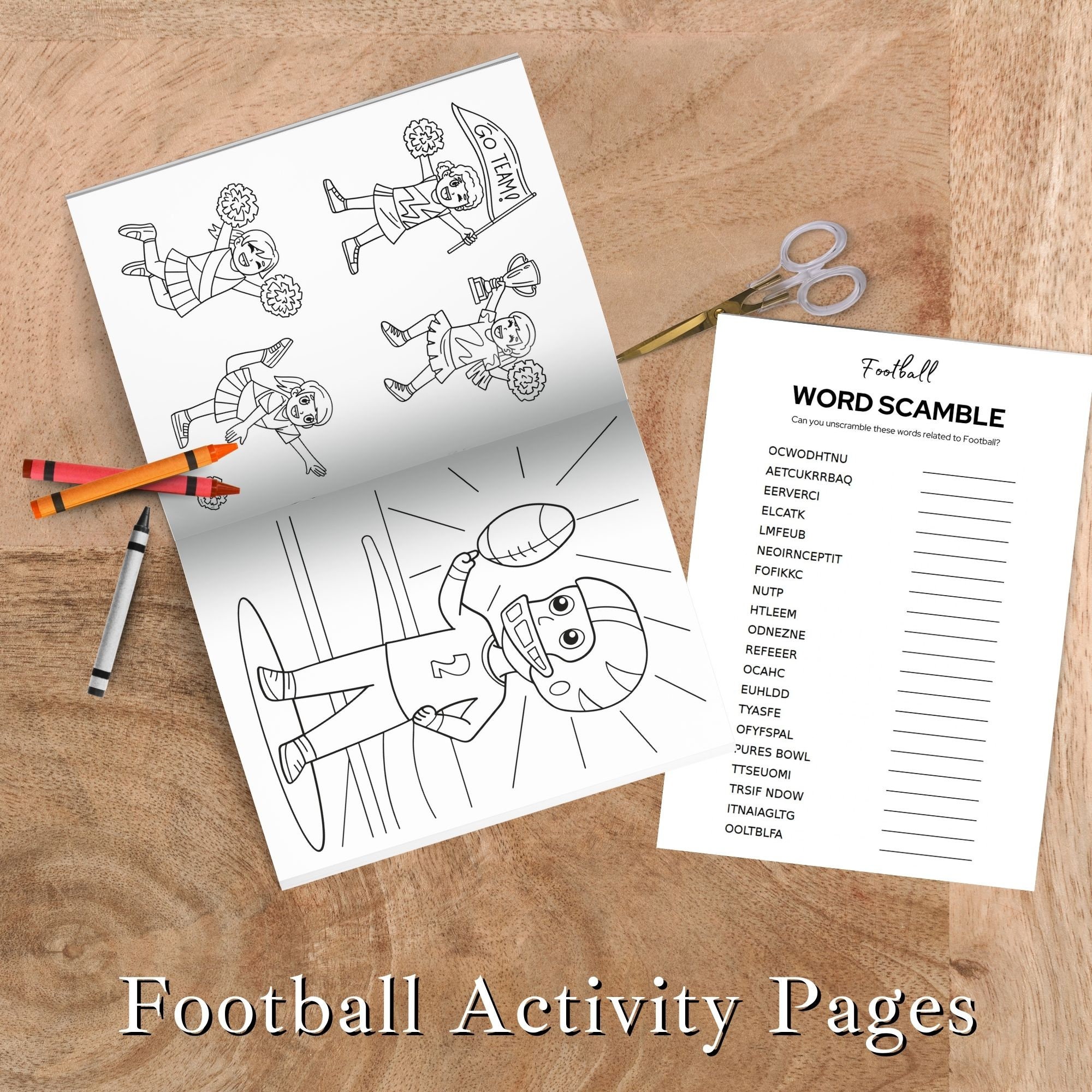 Super Bowl Activity Bundle for Kids Super Bowl Fun Kid's Printable ...