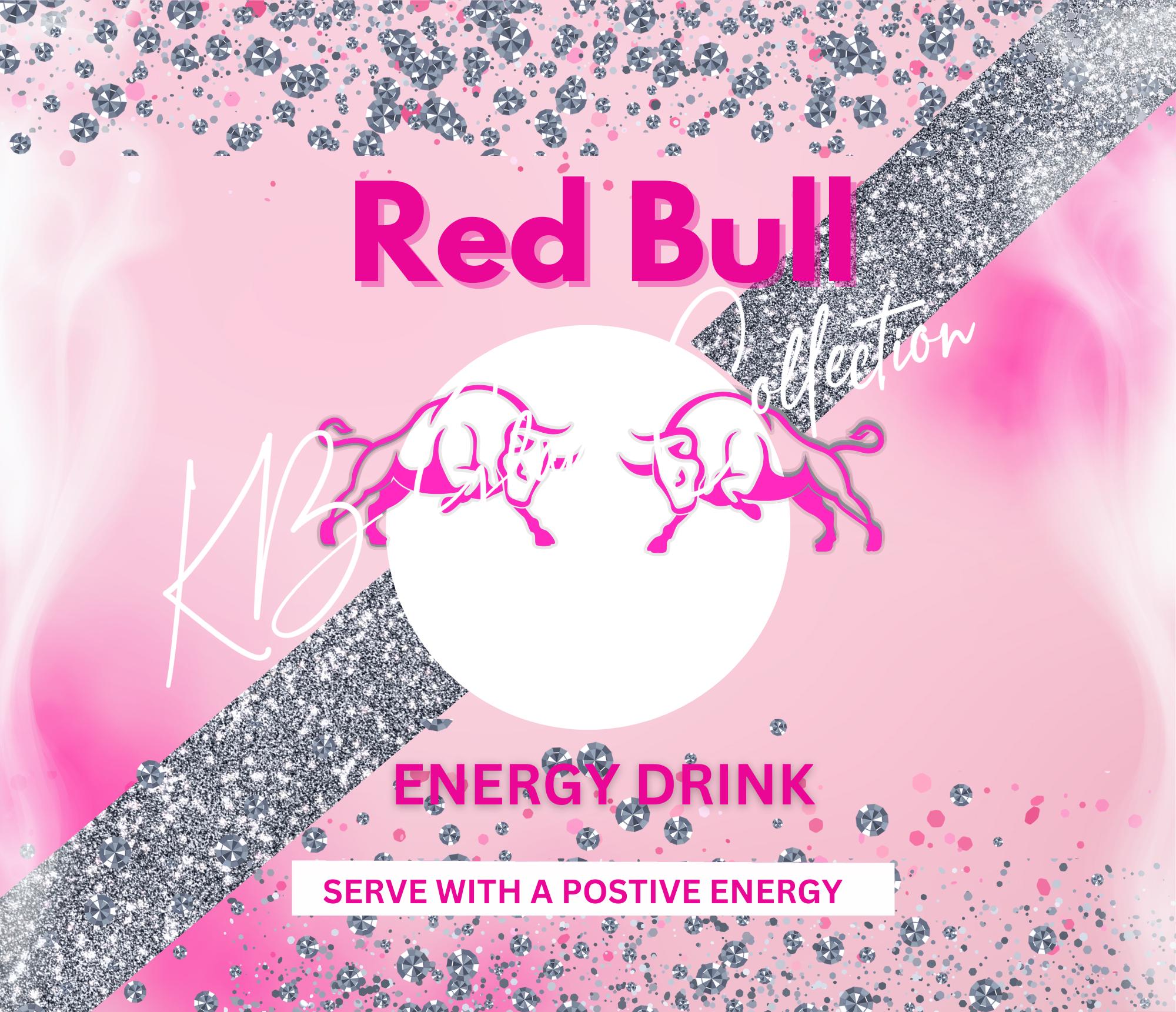 Redbull Pink Glitter Canva Editable Templet - Etsy