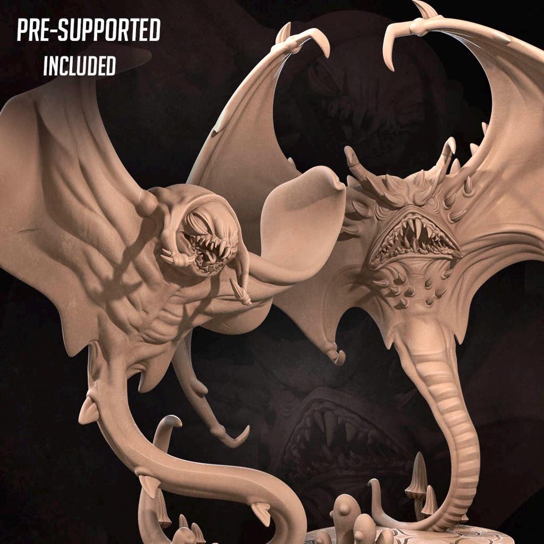 Cloaker Monster Premium Dnd Miniature Mini Figurine Figure Sanded ...