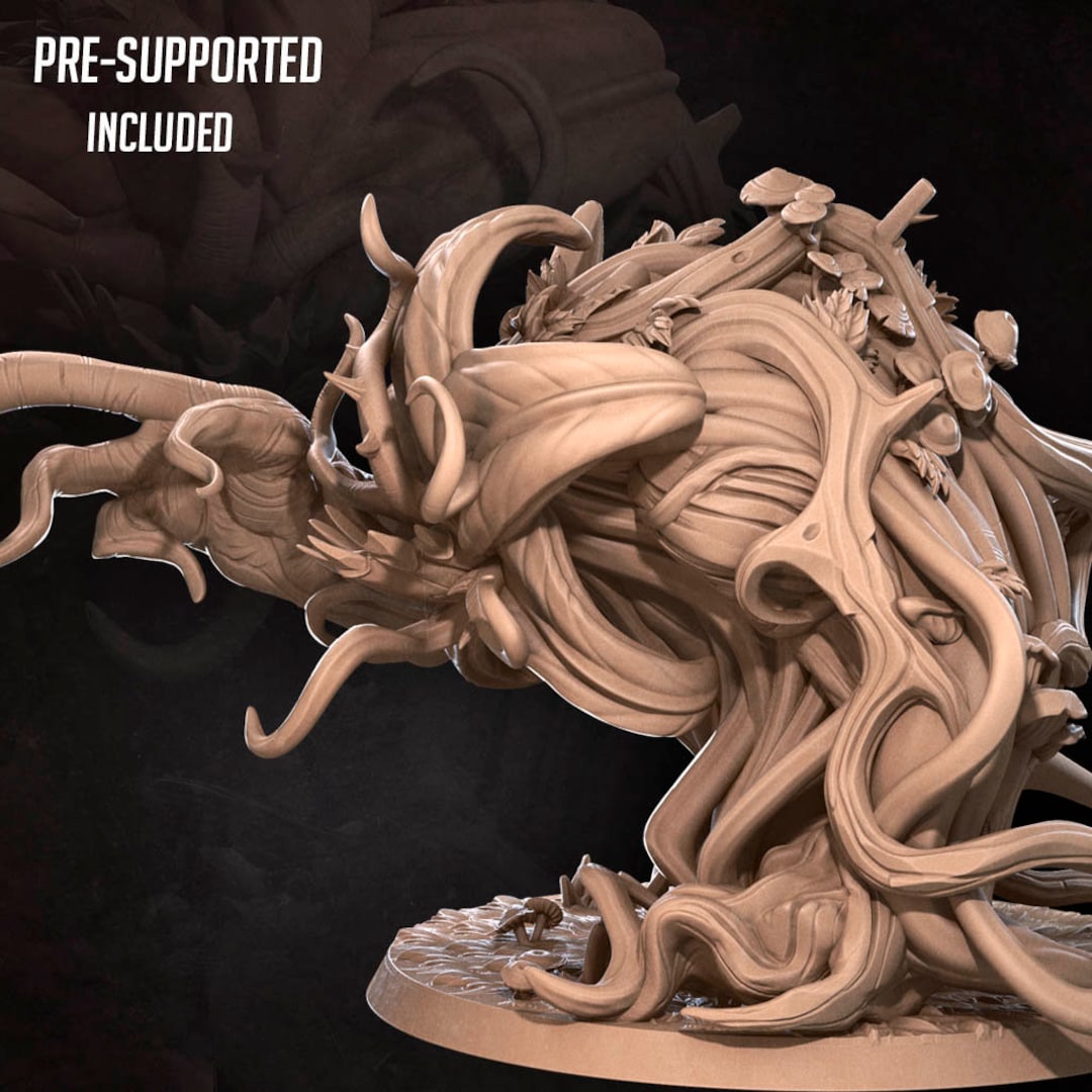 Shambling Mound Dnd Miniature Mini Figurine Figure Sanded & Primed 32mm ...