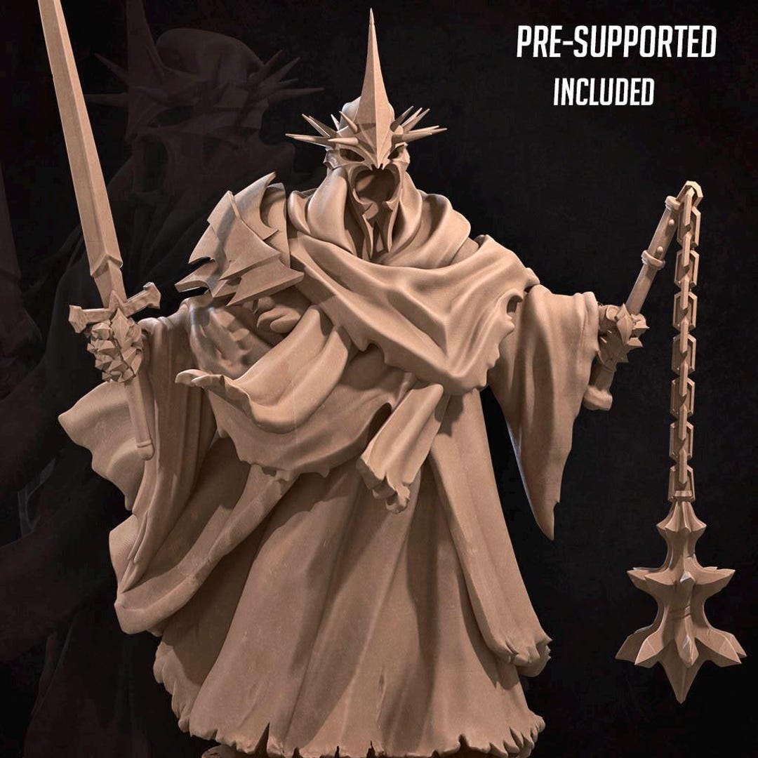 Witch King of Agma Lord of the Rings Premium Dnd Miniature Mini ...