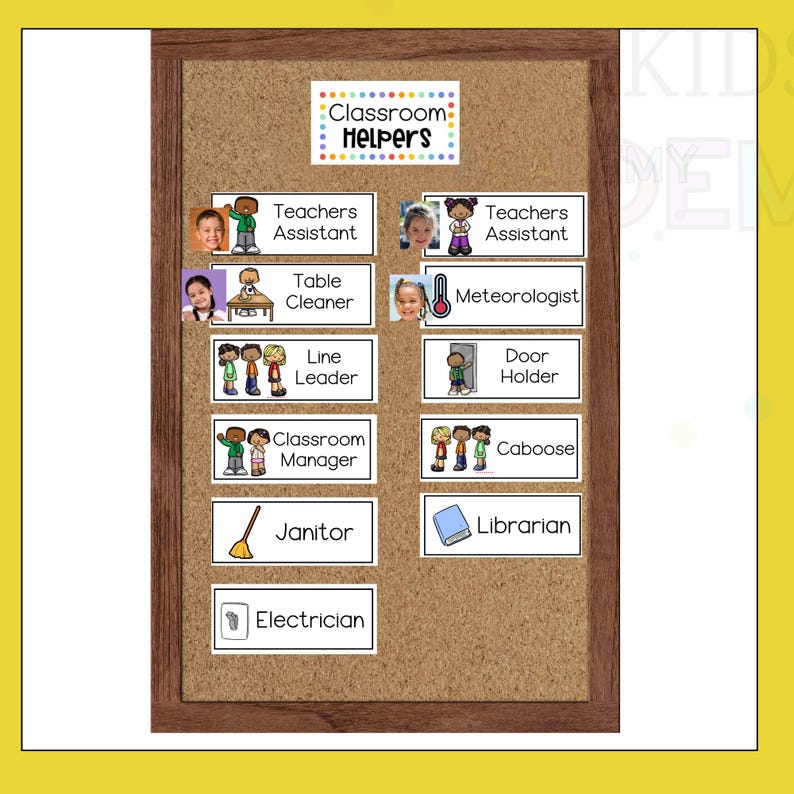 Classroom Jobs for Students, Classroom Decor, Classroom Jobs Chart ...