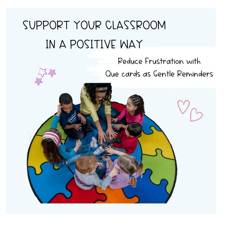 Classroom Behavior Support Cards. PDF, Digital Download, Instant ...
