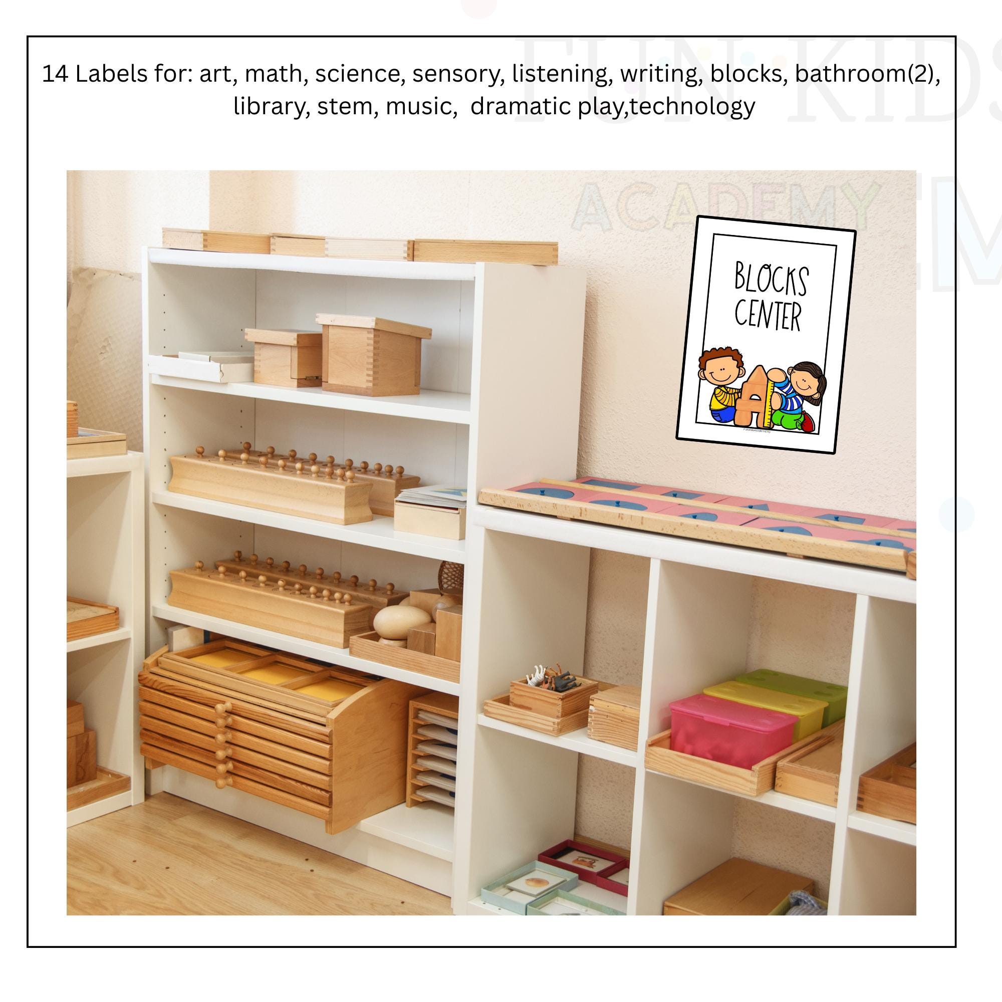 Daycare and Childcare Center Signs, Classroom Center Signs, Signs for ...