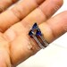 Legend of Zelda Inspired Ring, Blue Stone Zelda Wedding Ring, Hollow ...