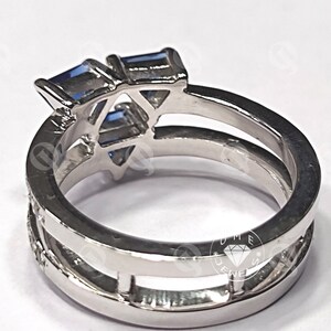 Legend of Zelda Inspired Ring, Blue Stone Zelda Wedding Ring, Hollow ...