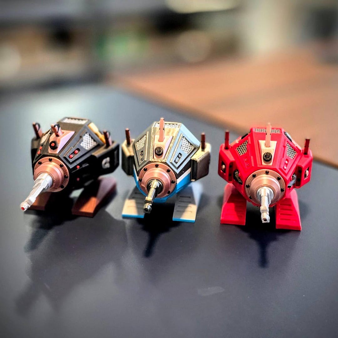 Nano Exocomp Figure, 1:6 Scale, With Lights - Etsy